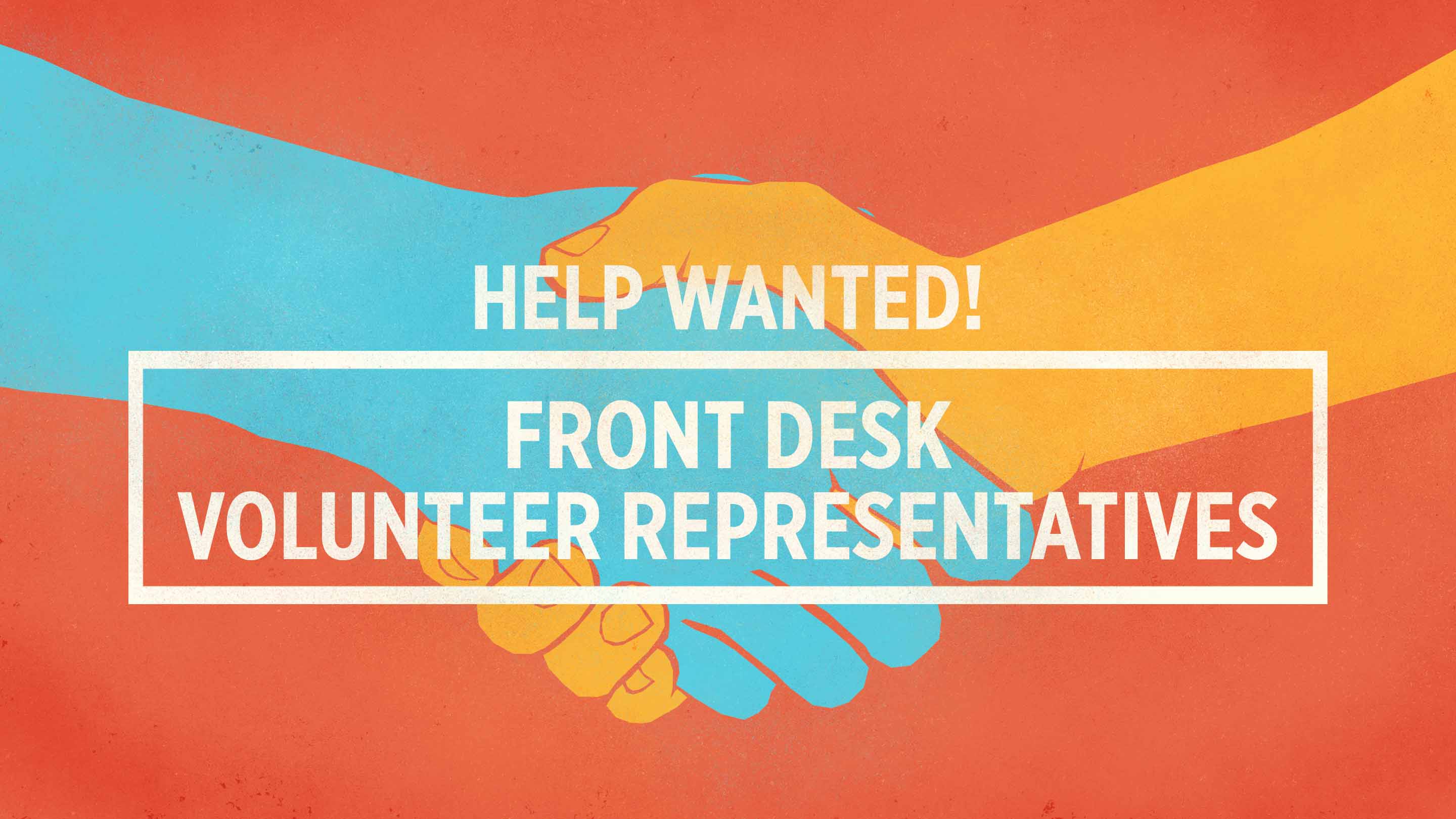 Help Wanted - Volunteer Front Desk Representatives - Clear Springs ...
